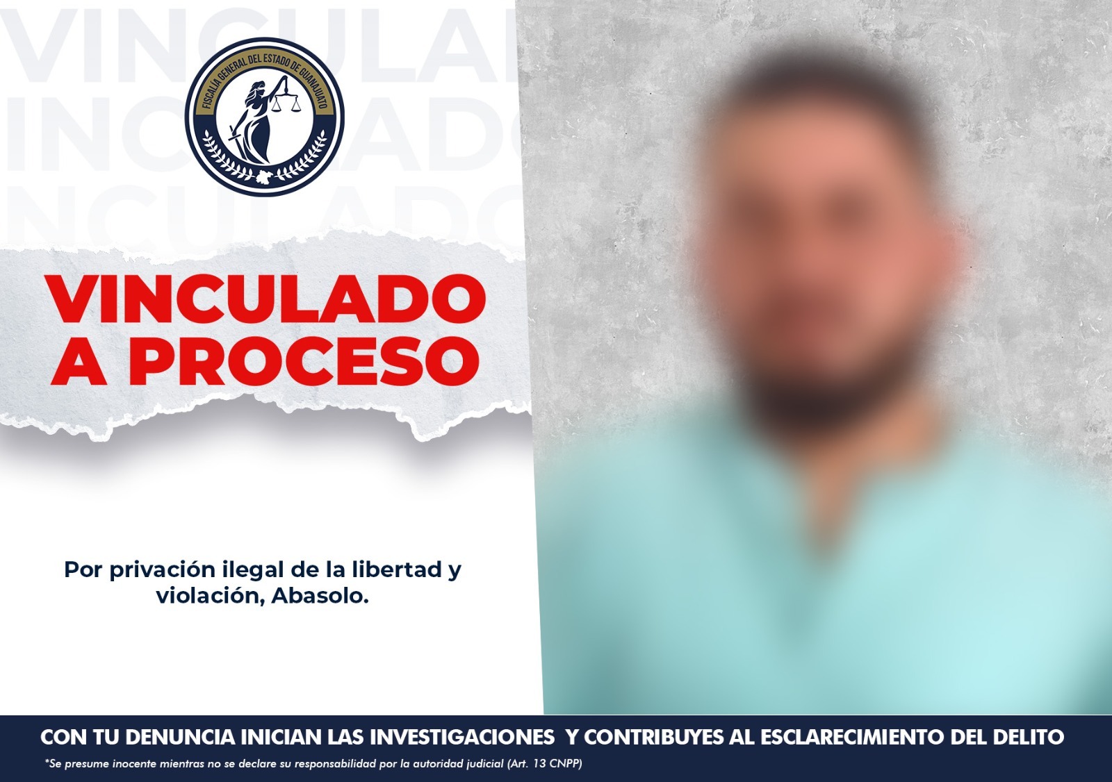 Vinculan a proceso a hombre por presunta privación de la libertad y ...